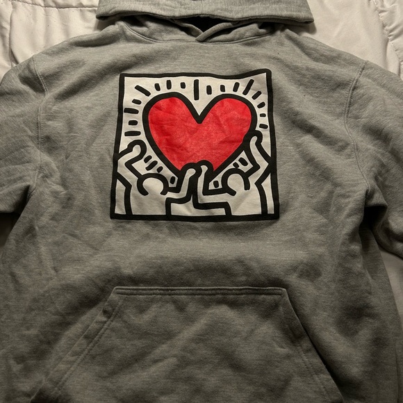 keith haring | Sweaters | Grey Keith Haring Hoodie | Poshmark